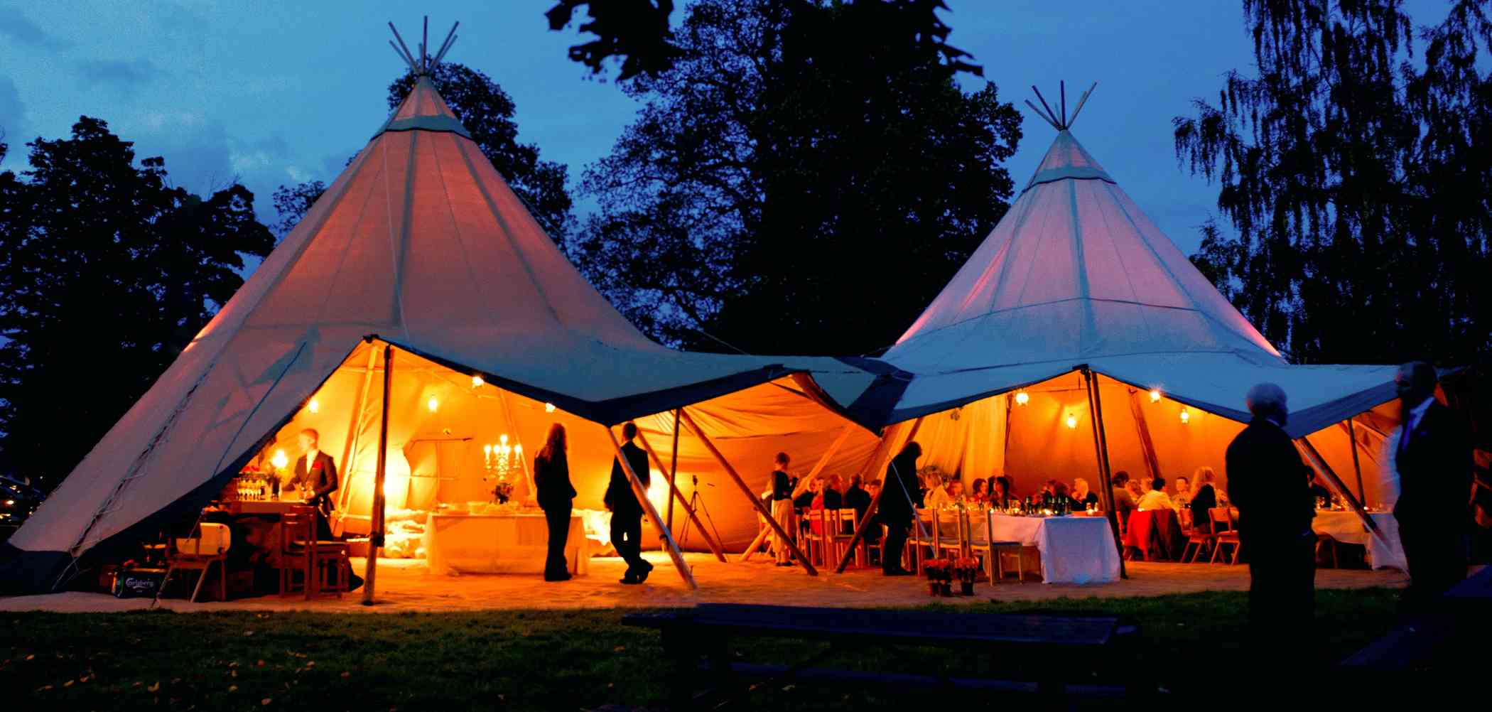 Tipis und Stretchzelte mieten